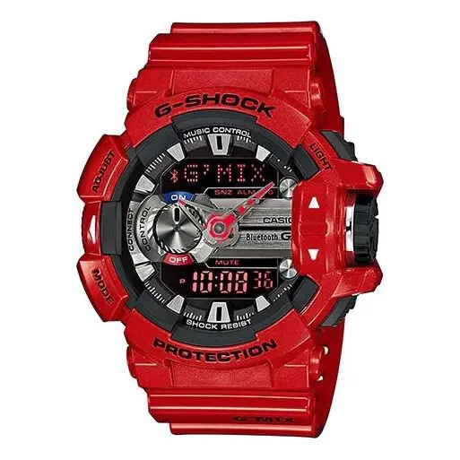 Casio G-shock Analog-digital Watch With Bluetooth - Red