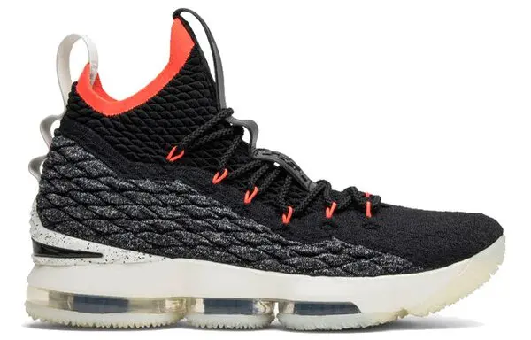 Nike Lebron 15 "bright Crimson" Basketball Sneakers - Black