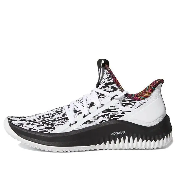Adidas Dame D.o.l.l.a. "oreo" Low Top Sneakers - Black