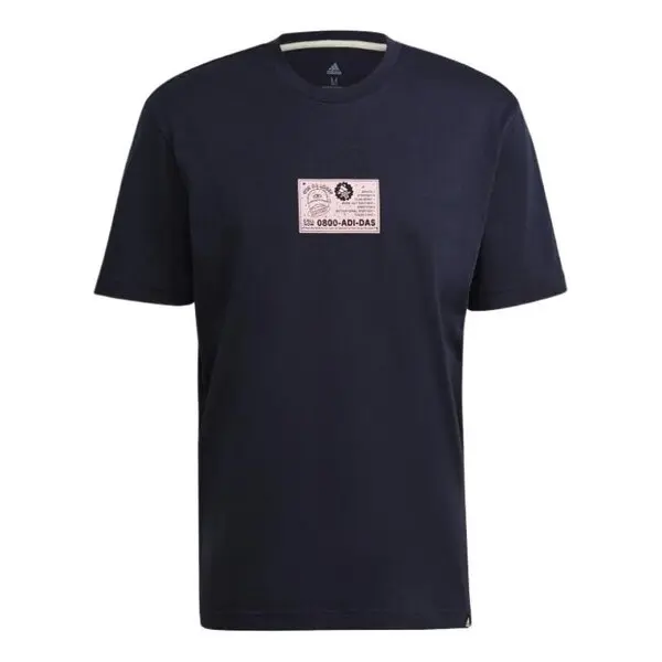Adidas Psychic Coach Funny Printing Sports Stylish Short Sleeve - Blue