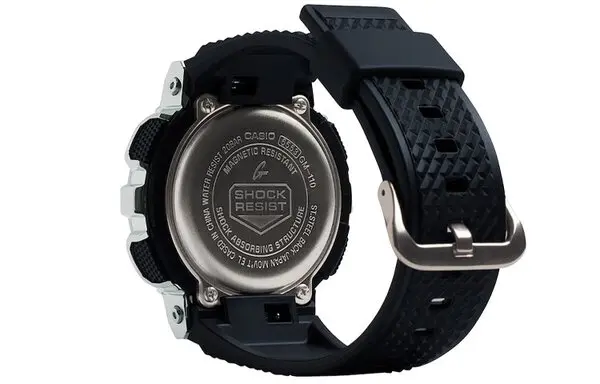 Casio G-shock Analog-digital Watch With Silver Accents - Black