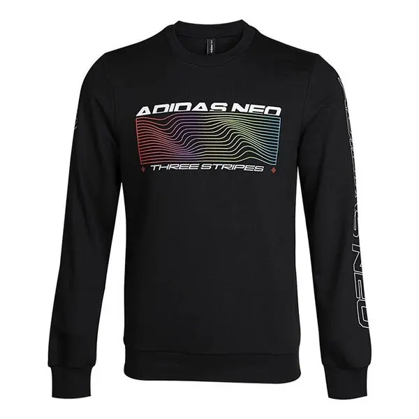 Adidas Round Neck Alphabet Knit Pullover