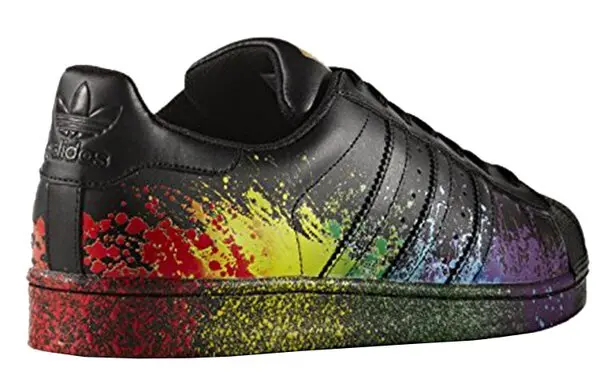 Adidas Superstar Pride 'paint Splatter' Sneakers