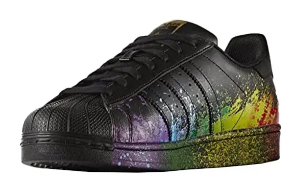Adidas Superstar Pride 'paint Splatter' Sneakers