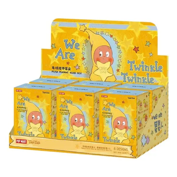 POP MART We Are Twinkle Twinkle Series Plush Pendant Blind Box - Multi-color