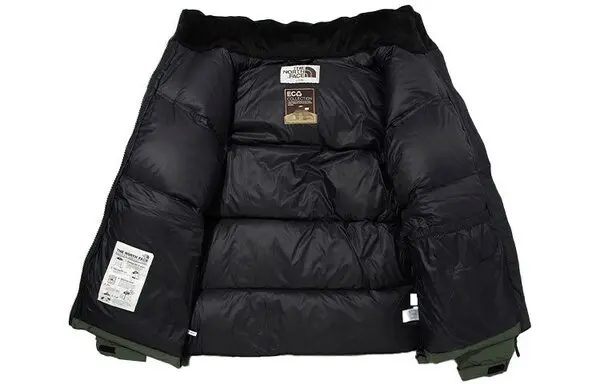 The North Face Retro Nuptse Down Jacket - Olive Green