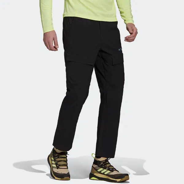 Adidas Alphabet Zipper Sports Pants - Black