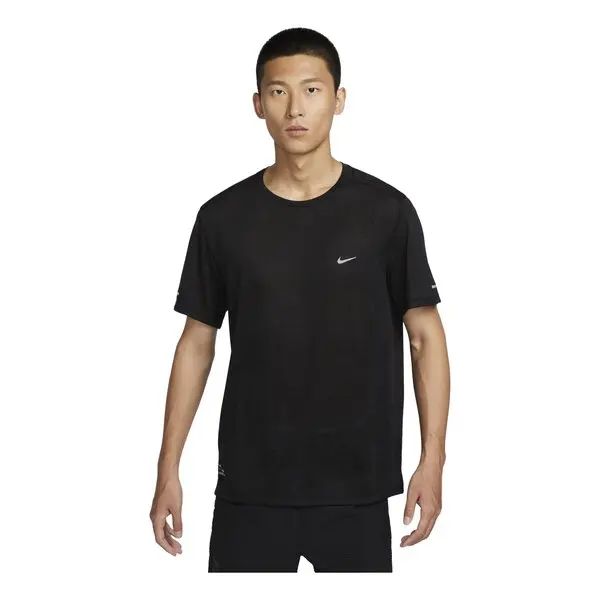 Nike Dri-fit Adv Running T-shirt - Black/silver