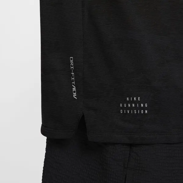 Nike Dri-fit Adv Running T-shirt - Black/silver