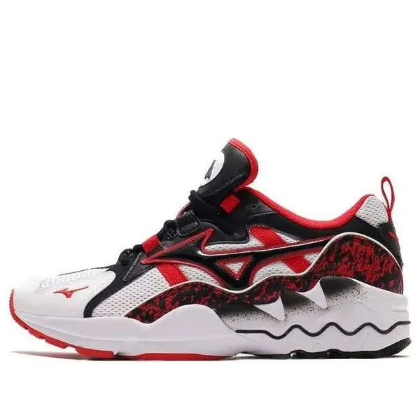 Mizuno Wave Rider 1 "splatter" Athletic Sneakers - Red