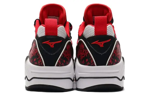Mizuno Wave Rider 1 "splatter" Athletic Sneakers - Red