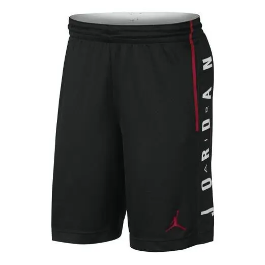 JORDAN Alphabet Logo Basketball Shorts - Black