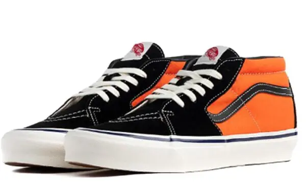 VANS Og Sk8-mid Lx 'exuberance' Sneakers - Black/orange