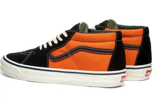 VANS Og Sk8-mid Lx 'exuberance' Sneakers - Black/orange