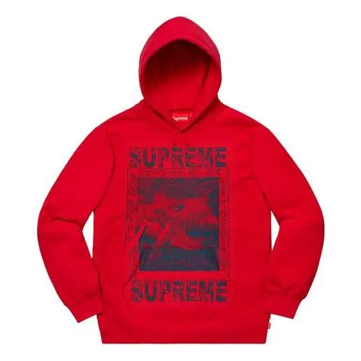 Supreme Doves Hooded Sweatshirt - Red