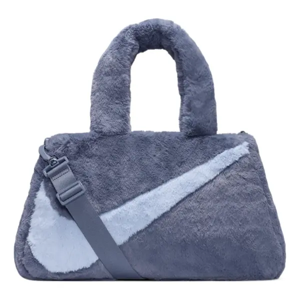 Nike Nsw Faux Fur Tote Bag - Blue