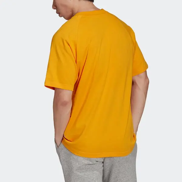 Adidas U Big Logo Printing Round-neck Short Sleeve T-shirt