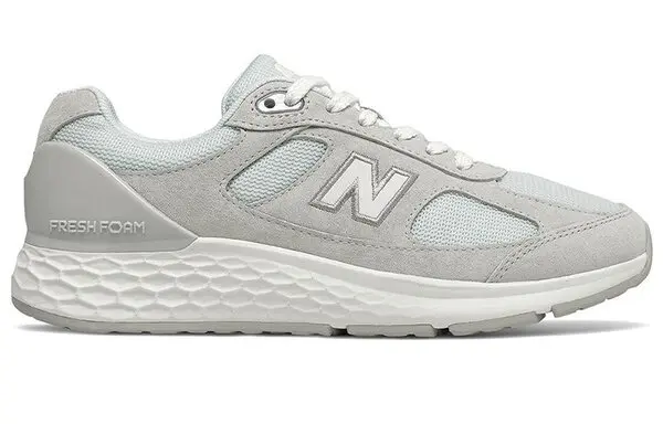 NEW BALANCE Fresh Foam 1880 Athletic Shoes - White/gray