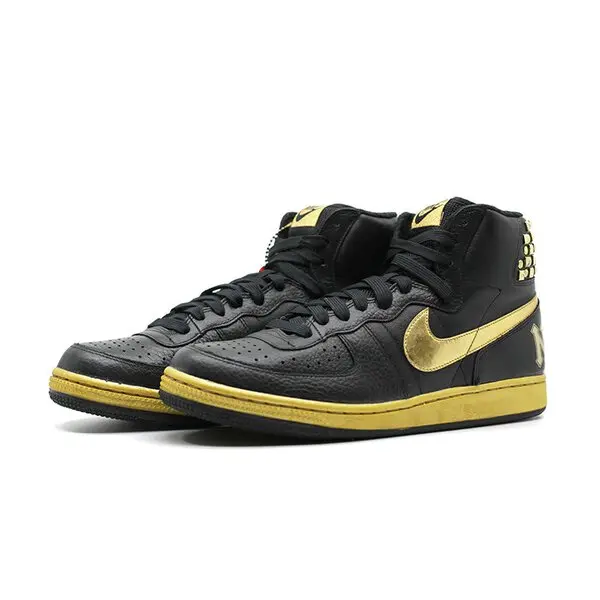 Nike Terminator High Supreme Gold Studded Sneakers