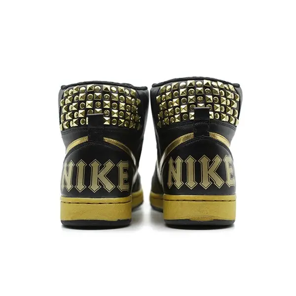 Nike Terminator High Supreme Gold Studded Sneakers