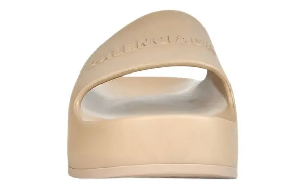 Balenciaga Rubber Chunky Slide Sandals