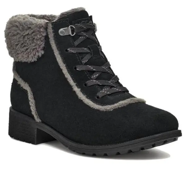 UGG Bodie Fur Lace Boots