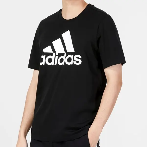 Adidas Essentials Single Big Logo T-shirt 'black