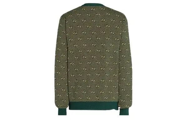 Gucci Gg Striped Wool Cardigan