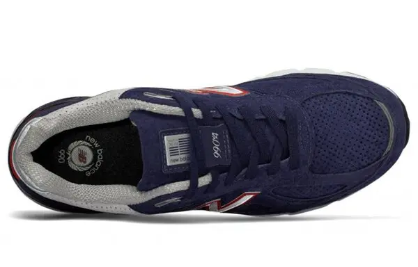 NEW BALANCE 990v4 Made In Usa Athletic Sneakers - Blue