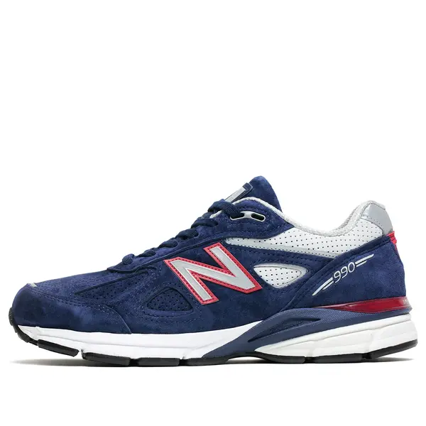 NEW BALANCE 990v4 Made In Usa Athletic Sneakers - Blue
