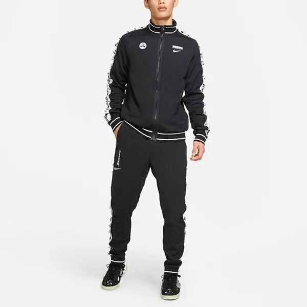 Nike X Acronym Crossover Contrasting Colors Stripe Elastic Waistband Sports Pants/trousers/joggers Black - Default Color