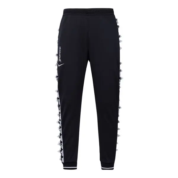 Nike X Acronym Crossover Contrasting Colors Stripe Elastic Waistband Sports Pants/trousers/joggers Black - Default Color