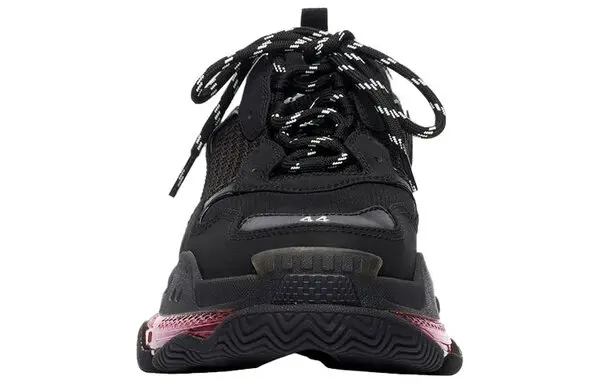 Balenciaga Triple S Sneaker "clear Sole - Black/purple