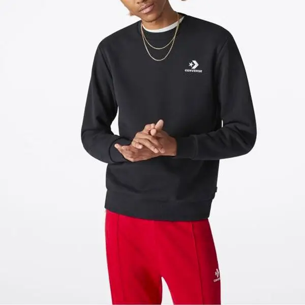 CONVERSE Star Chevron Embroidered Crewneck Sweatshirt