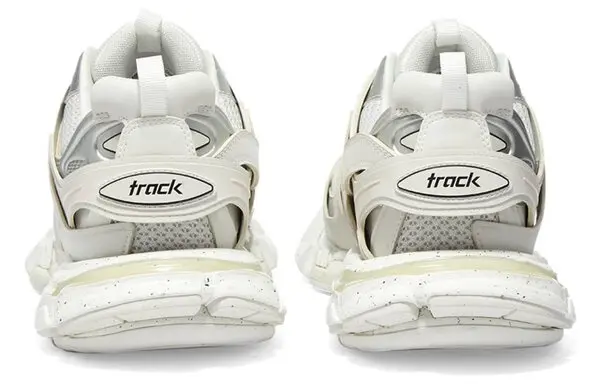 Balenciaga Track Sneakers With Recycled Sole - Grey/white/black