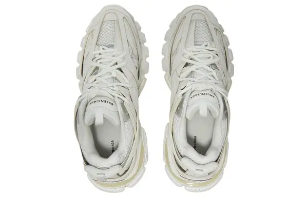 Balenciaga Track Sneakers With Recycled Sole - Grey/white/black