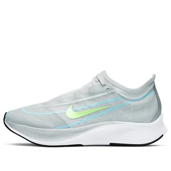 Nike Zoom Fly 3 Athletic Sneakers - Grey/green