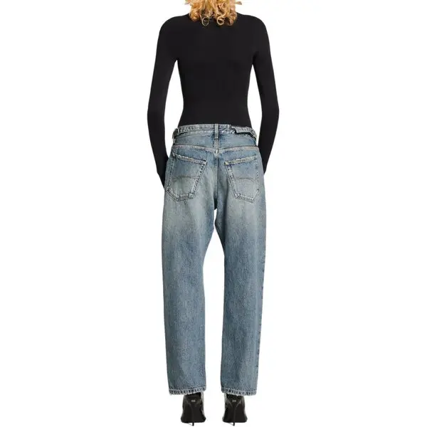 Balenciaga Distressed Straight-leg Jeans
