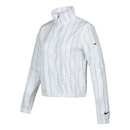 Nike Icon Clash Stand Collar Woven Jacket - White