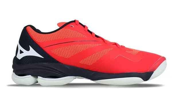 Mizuno Wave Lightning Z6 Athletic Sneakers - Red/black