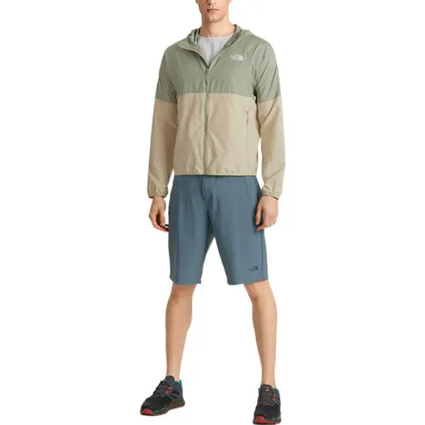The North Face Color-blocked Hooded Jacket - Green