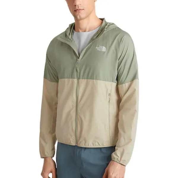 The North Face Color-blocked Hooded Jacket - Green