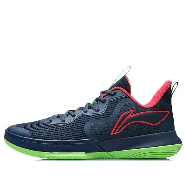 LI-NING Shinneng High Top Sneakers - Blue/red/green