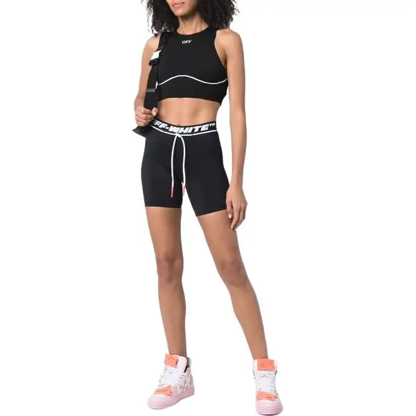 Off-White Logo Waistband Running Shorts