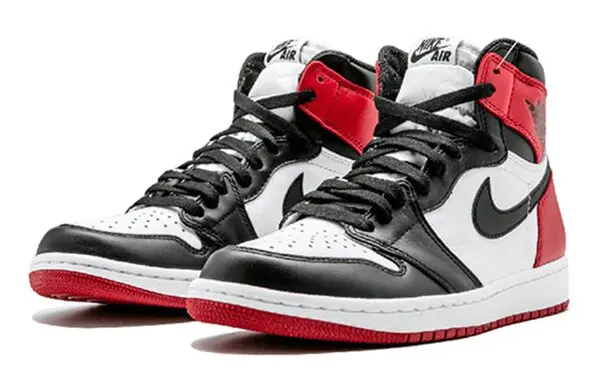 JORDAN Air 1 Retro High Og 'black Toe' Sneakers