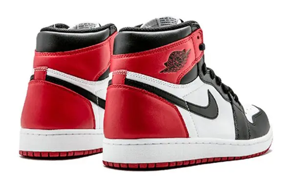 JORDAN Air 1 Retro High Og 'black Toe' Sneakers