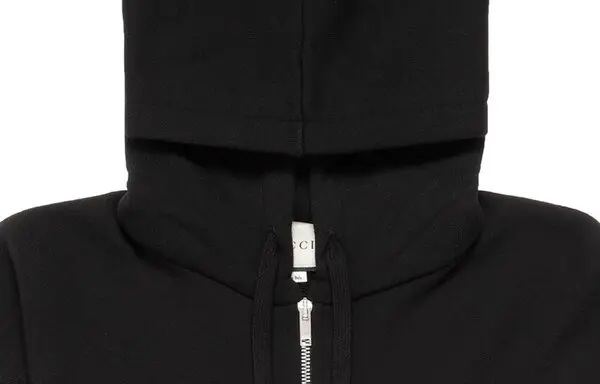 Gucci Zip-up Hoodie With Block Logo Detail