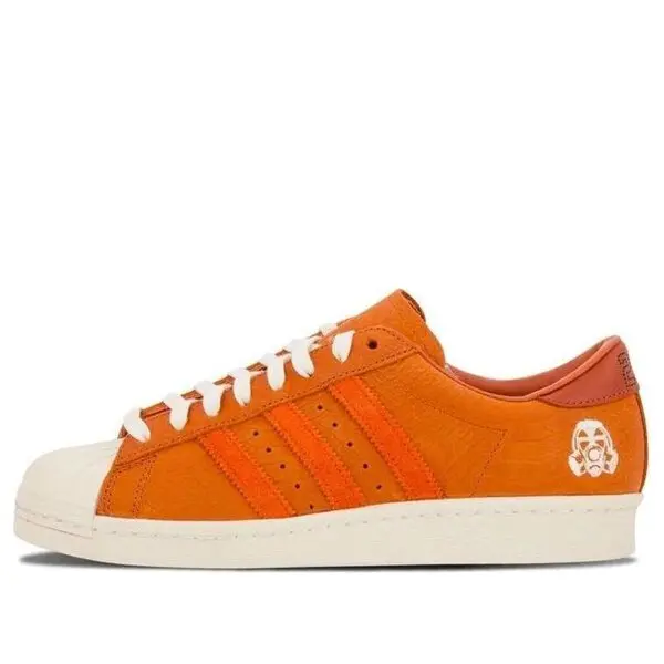 Adidas Footpatrol X Superstar 80v Fp 'fox Red' Sneakers - Red/red/white