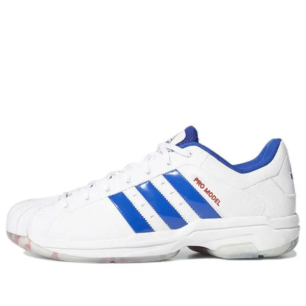 Adidas Pro Model 2g Low Sneakers - White/blue