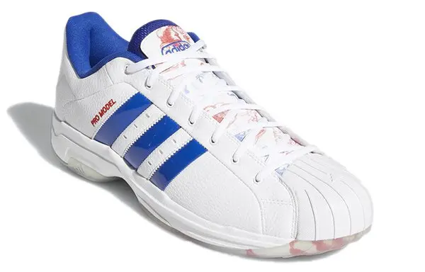 Adidas Pro Model 2g Low Sneakers - White/blue
